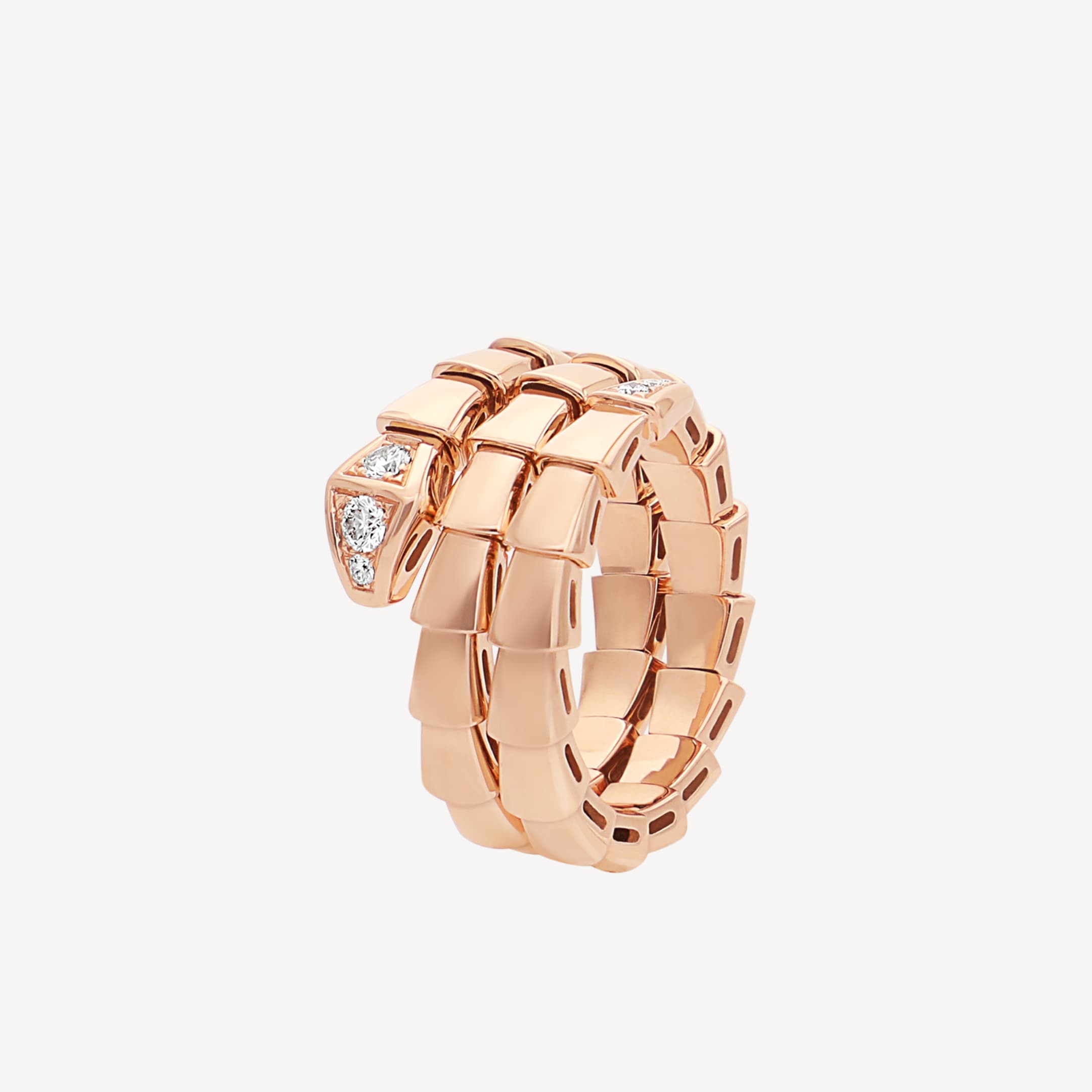 18K BV Serpenti Viper Demi Diamond Ring – Jewelsmatch